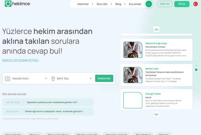 Hekimce.com Tanıtım Yazısı | Tanıtım Yazısı Backlink